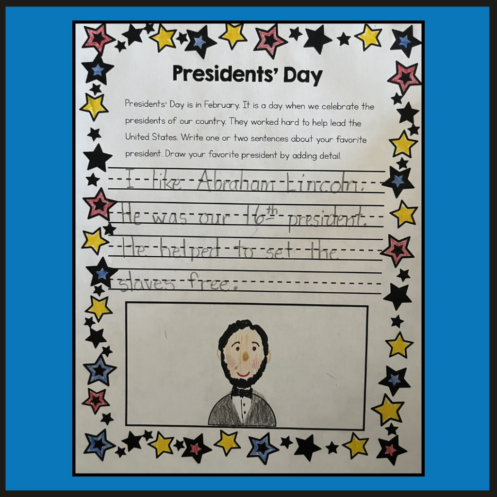 Presidents' Day Writing Activity | Made By Teachers