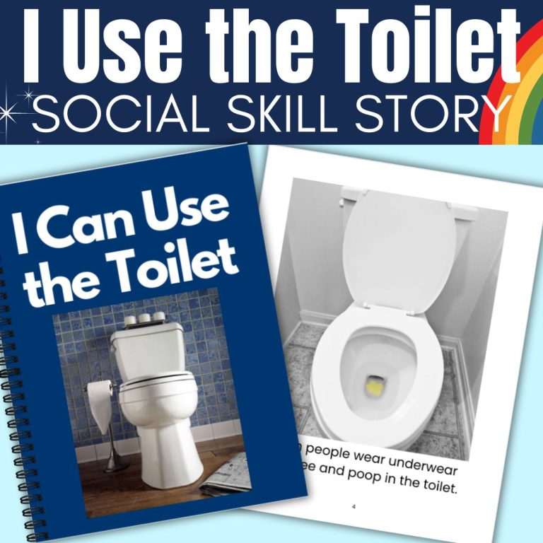 Editable Toilet Training Social Story for School and Home "I Use the ...