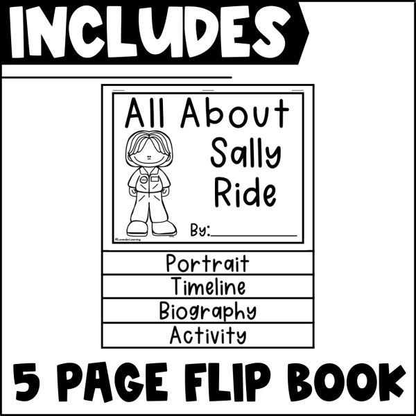Sally Ride Biography Activities Women's History Month | Made By Teachers