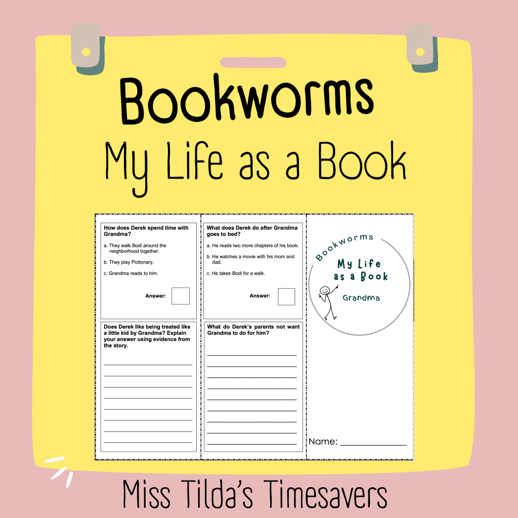 My Life as a Book (Grandma) - Grade 4 Bookworms | Made By Teachers