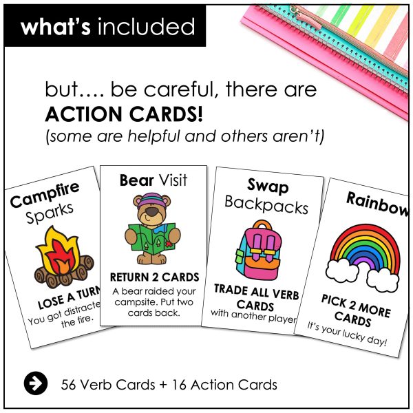 Irregular Verbs Card Game | Past Tense & Past Participle Practice ...