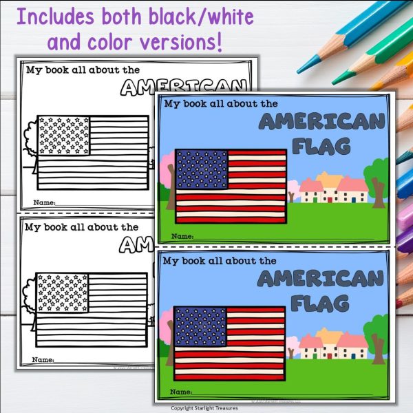 American Flag Mini Book for Early Readers: American Symbols | Made By ...