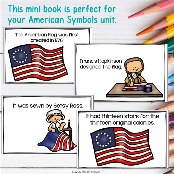 American Flag Mini Book for Early Readers: American Symbols | Made By ...