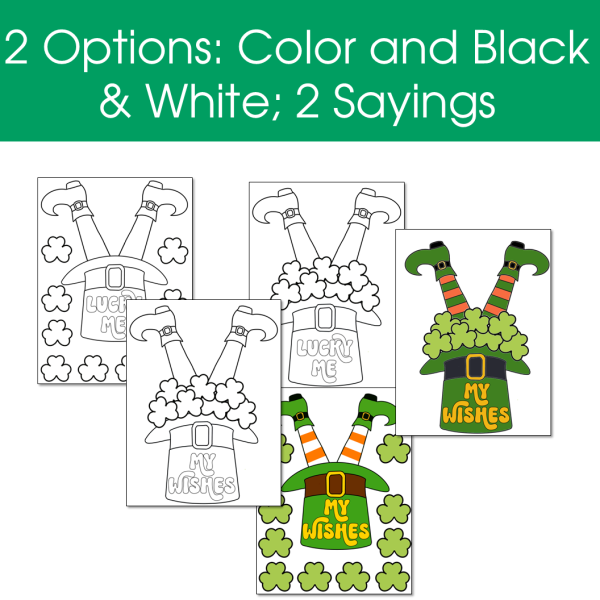 St Patricks Day Crafts March Writing Crafts Activity Shamrock Kindness ...