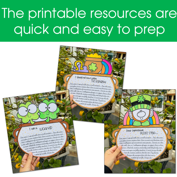 St Patricks Day Craft Writing Craft March Activity 2nd 3rd 4th 5th ...