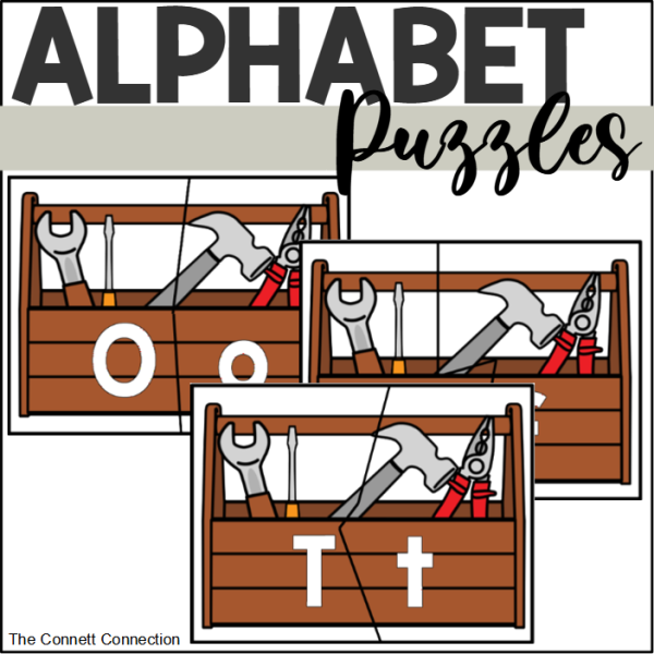 Tools Alphabet and Number Flash Cards and Puzzles | Made By Teachers