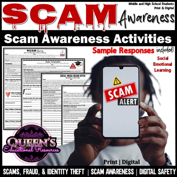 Scam Awareness Activities | Digital Safety | Phishing & Online Scam ...