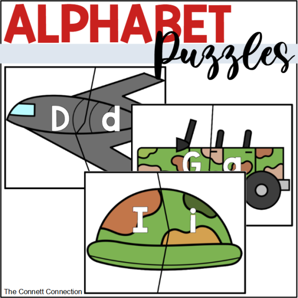 Veteran's Day, Memorial Day, Military Alphabet and Number Flash Cards ...