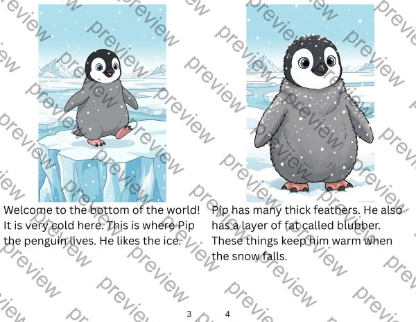 Penguins in the Cold Cored Literacy Readers Level D | Made By Teachers