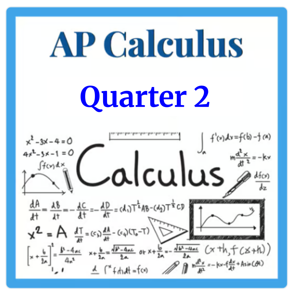 AP Calculus Quarter 2 - Powerpoint Lessons, Notes & Worksheets | Made ...