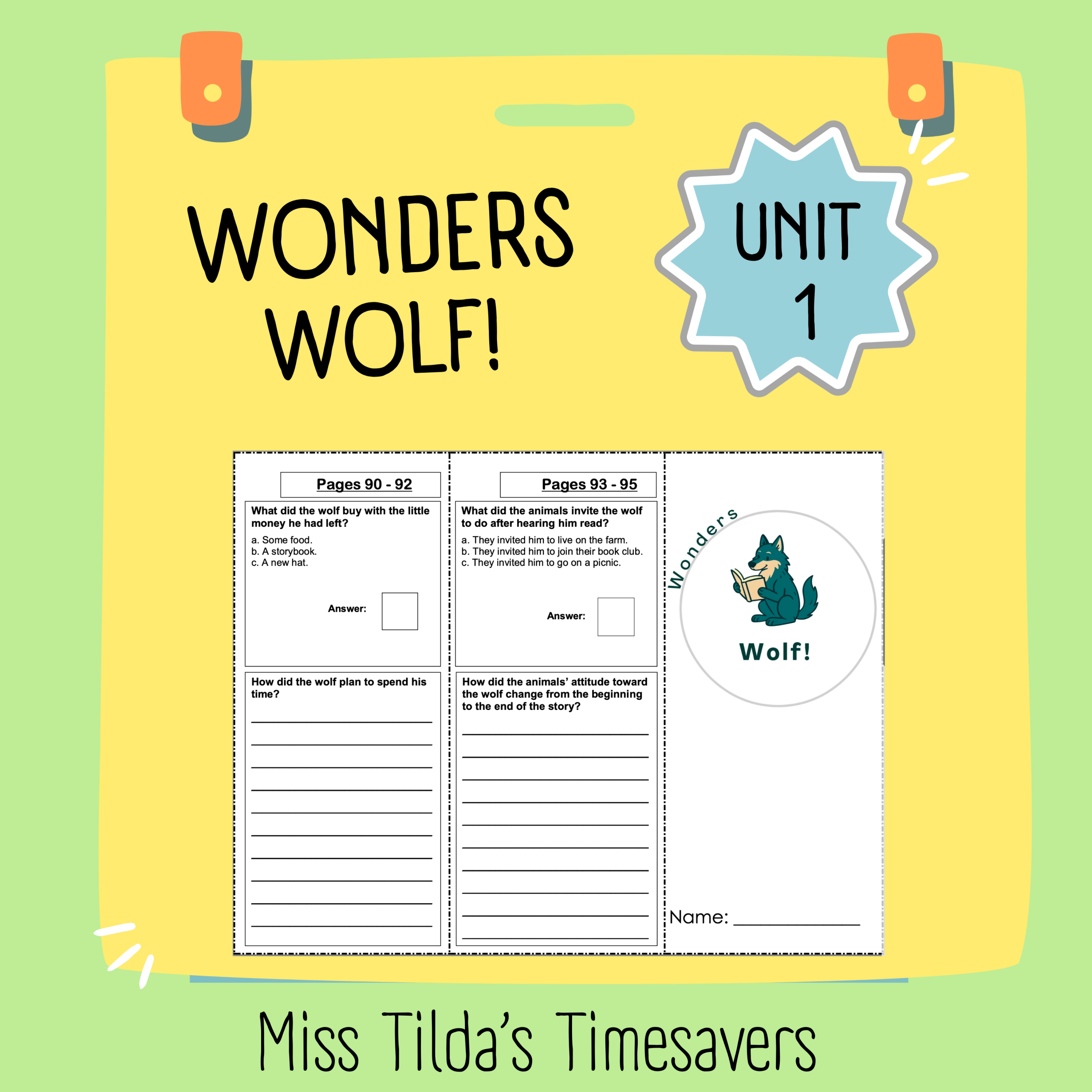 One Hen Quiz - Grade 5 Wonders - Made By Teachers