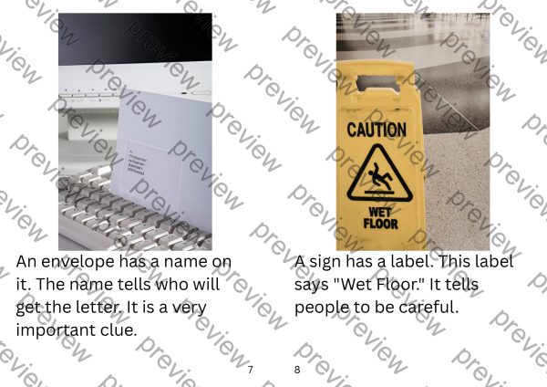 Guided Reading Level H - Reading Labels and Names | Made By Teachers