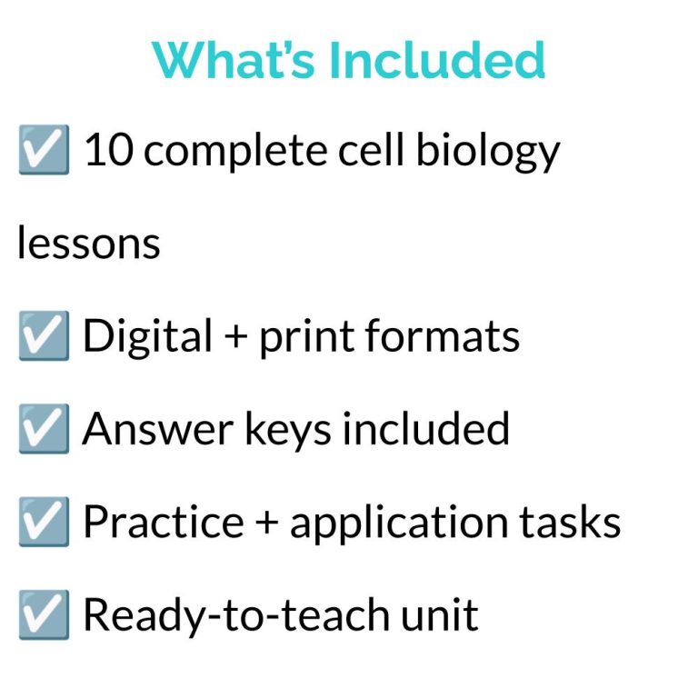 Cells & Molecular Biology Bundle | Cell Transport, Enzymes, DNA ...