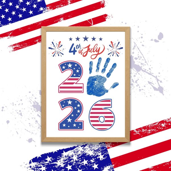 4th of July 2026 Handprint Craft for Kids | Patriotic Preschool ...