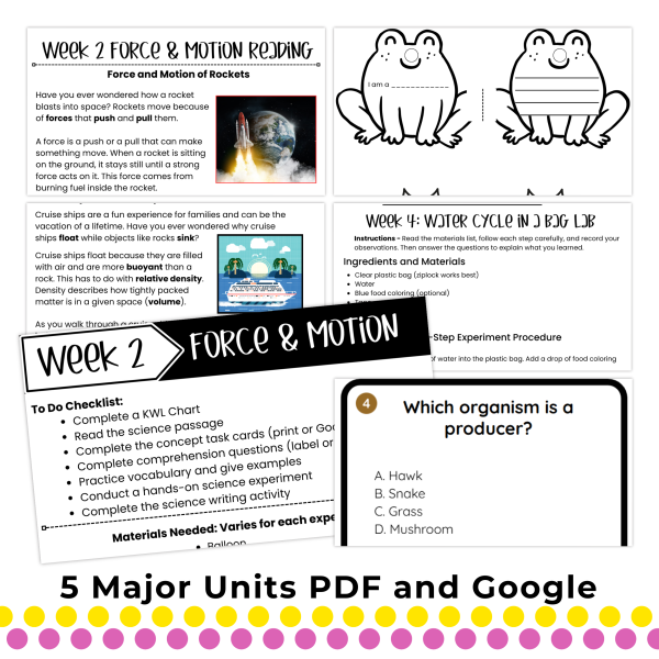 3rd–5th Grade Summer Science Review EOY Packet | Labs & Activities ...