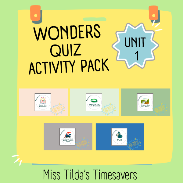 Grade 3 Wonders Unit 1 PowerPoint Assessment Pack | Made By Teachers