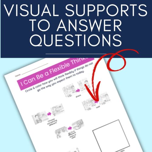 Flexible Thinking Worksheet Printables Autism Social Skills Coping with ...