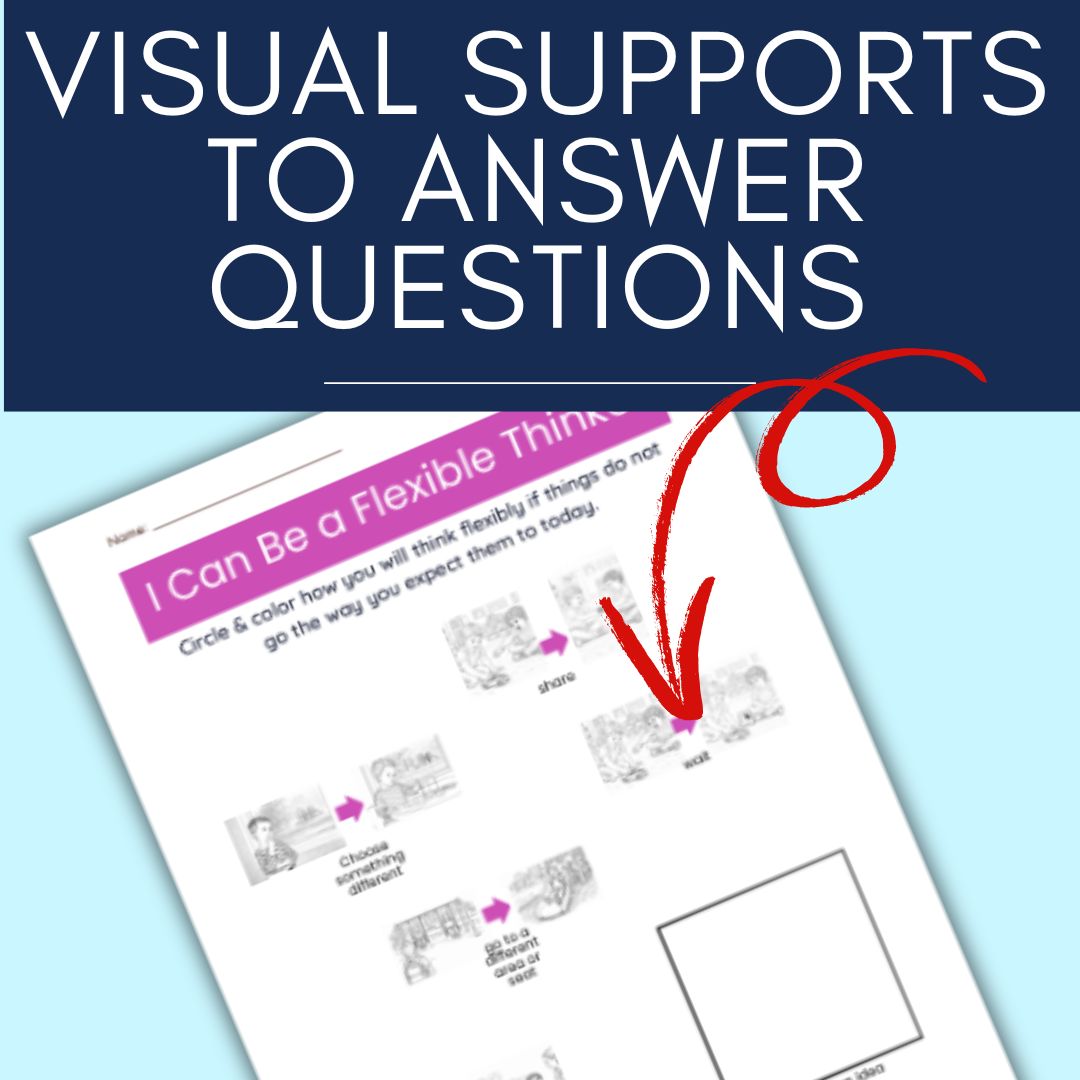 Flexible Thinking Worksheet Printables Autism Social Skills Coping with ...
