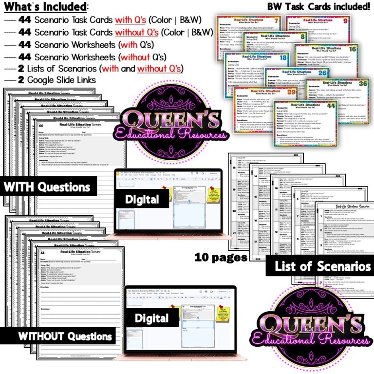 Social Emotional Learning Scenarios | Conflict Resolution | Social ...