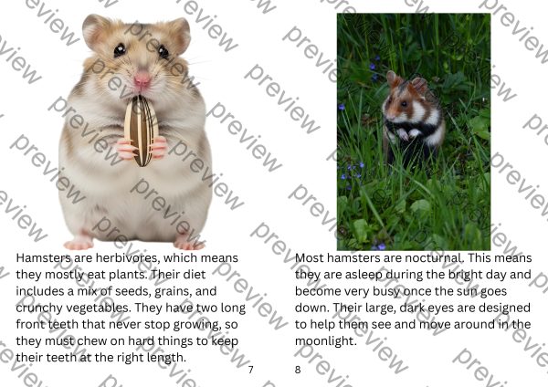 Guided Reading Level K - Secret Life of Hamsters (with Lesson Plan ...