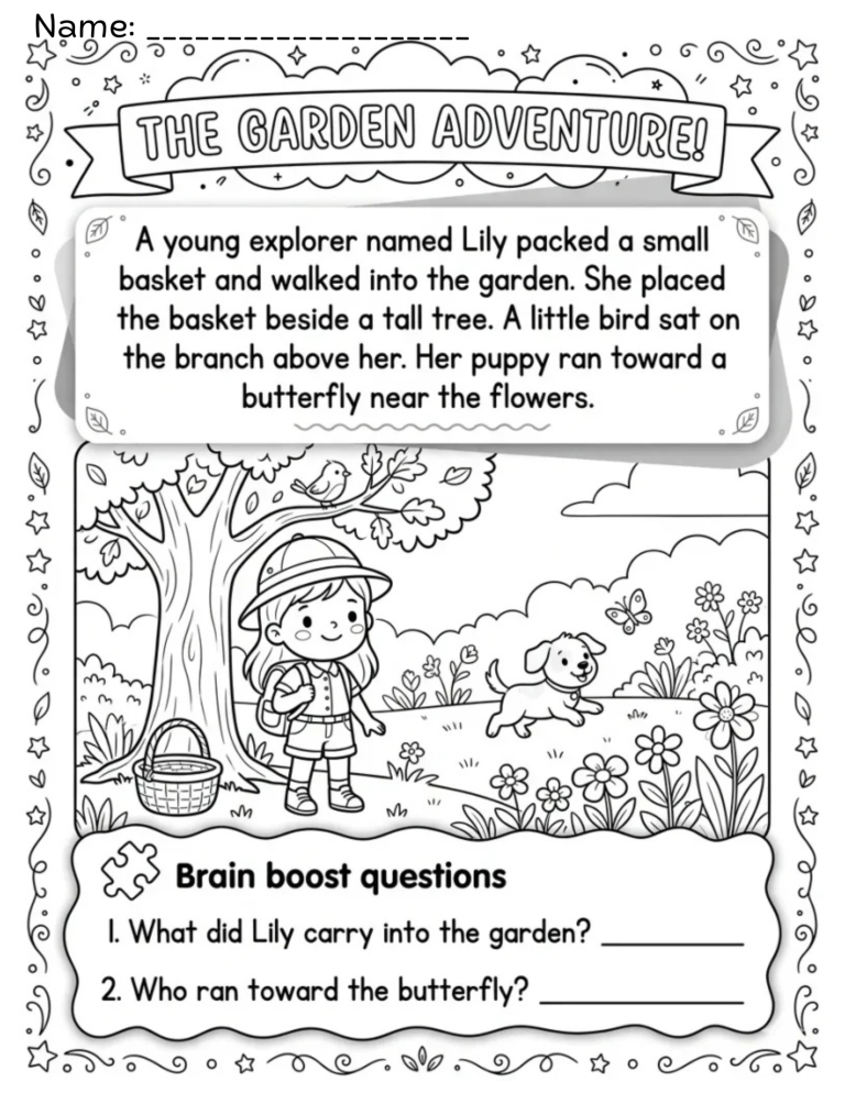 Young Explorer Adventure Stories Printable Grades 1–2 Reading ...