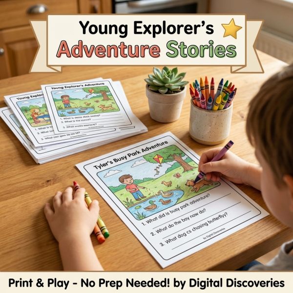 Young Explorer Adventure Stories Printable Grades 1–2 Reading ...