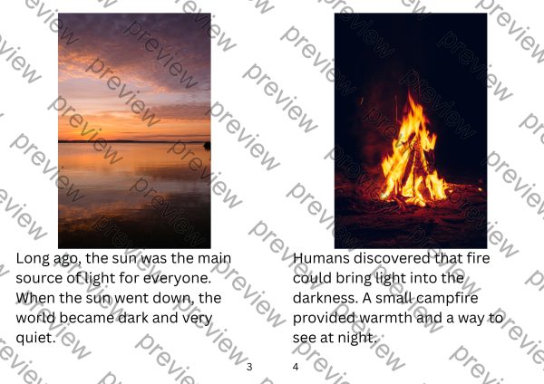 Guided Reading Level L - Light Before Electricity (with Lesson Plan ...