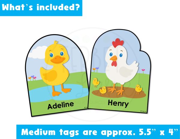 Editable Farm Theme Classroom Decor Cubby Name Tags | Locker Labels ...