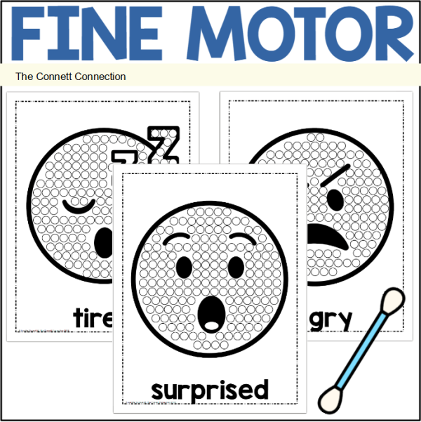 Feelings and Emotions Dot Painting - A Fine Motor Art Activity | Made ...