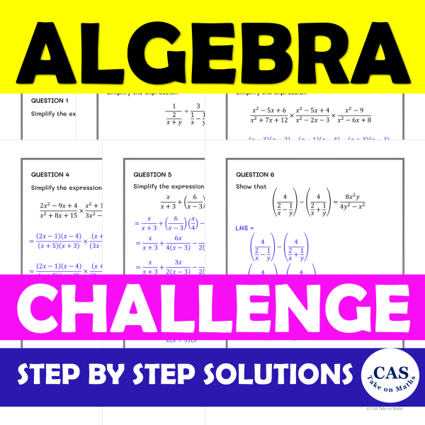 Simplifying Algebraic Expressions Critical Thinking Test Prep Math ...