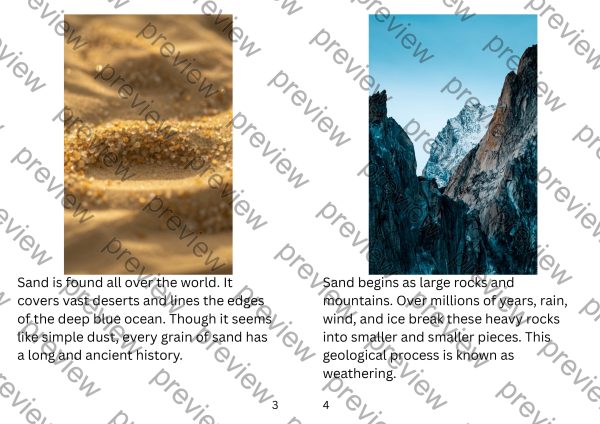 Guided Reading Level M - All About Sand (with Lesson Plan) | Made By ...