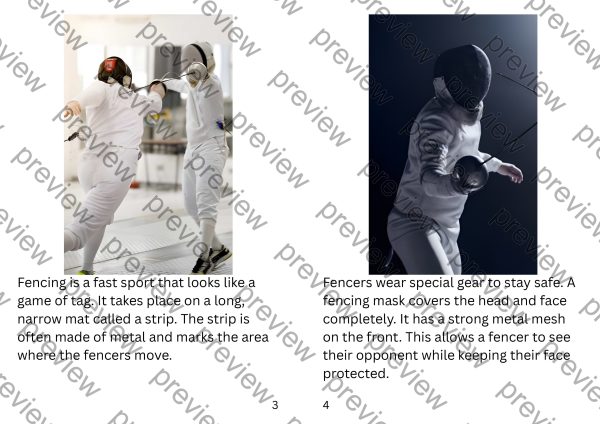 Guided Reading Level M - The Sport of Fencing (with Lesson Plan) | Made ...