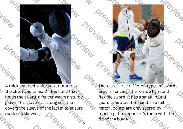 Guided Reading Level M - The Sport of Fencing (with Lesson Plan) | Made ...