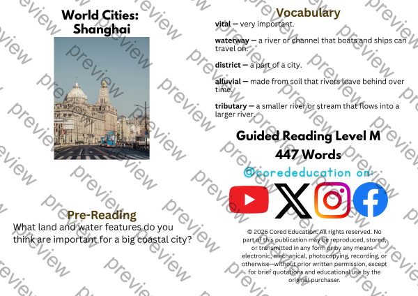 Guided Reading Level M - Shanghai (with Lesson Plan) | Made By Teachers