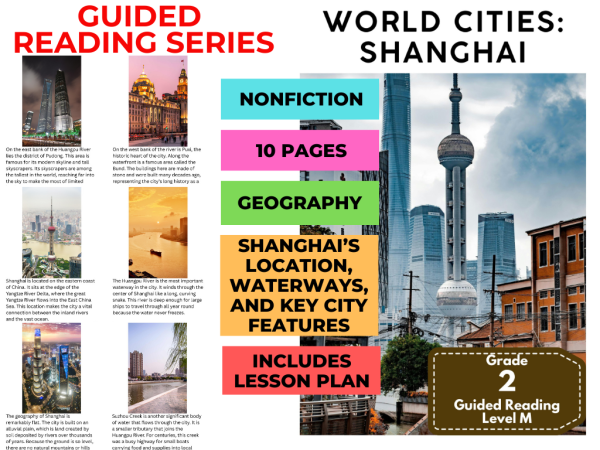 Guided Reading Level M - Shanghai (with Lesson Plan) | Made By Teachers