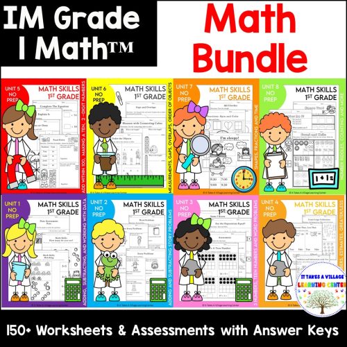 Illustrative Mathematics - Extra Practice Worksheets - 1st Grade Bundle ...