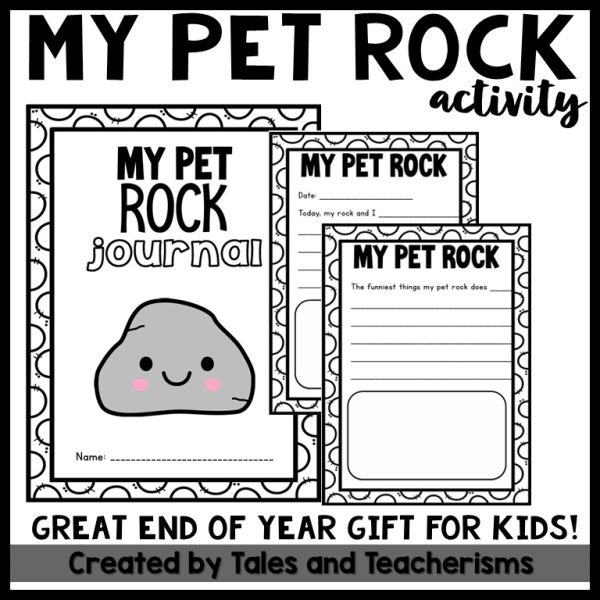 My Pet Rock End of Year or Vacation Activities | Made By Teachers