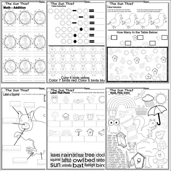 The Sun Thief Summer Read Aloud Book Study Companion Reading ...