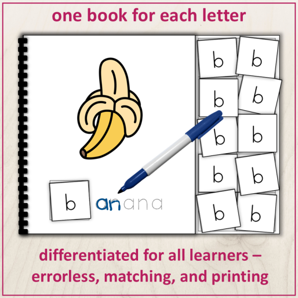 Errorless and Matching Alphabet Beginning Sounds Adapted Interactive ...
