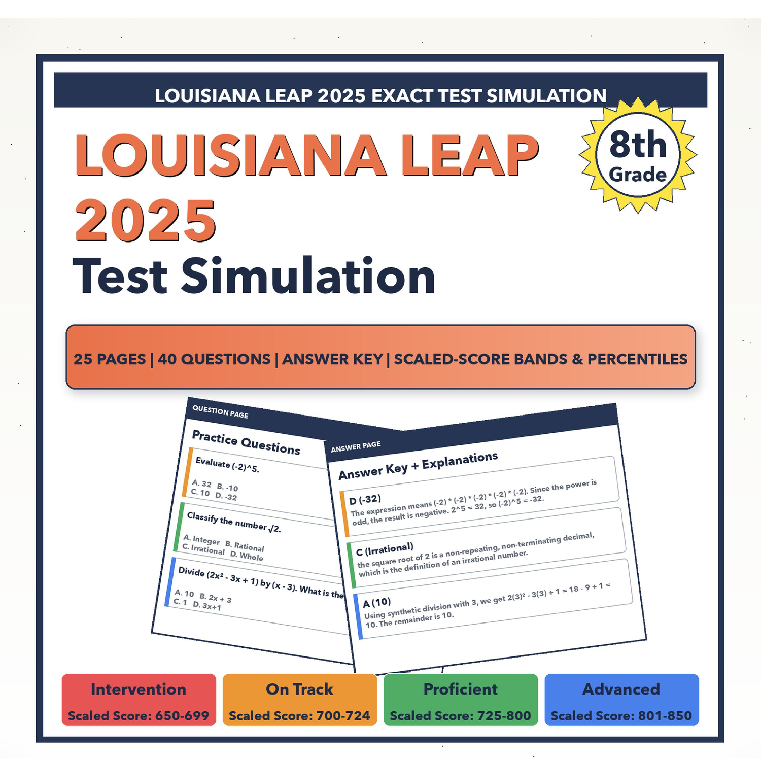 [Grade 4] Utah RISE Math Test Simulation | All 4 Levels (Scale Score ...