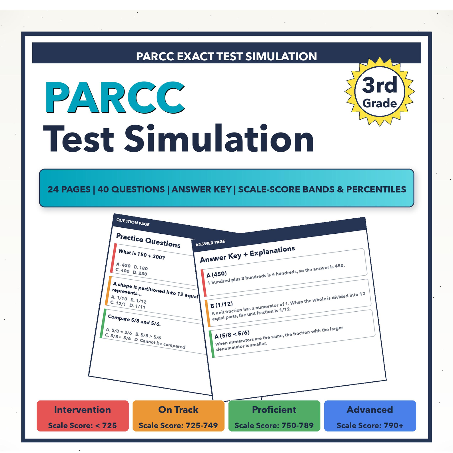 Grade 3 PARCC Math | Made By Teachers